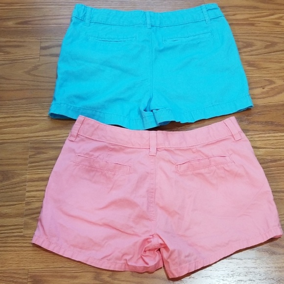 Old Navy & J. Khaki | Bottoms | Girls Size 2 Shorts Bundle Pink Blue ...
